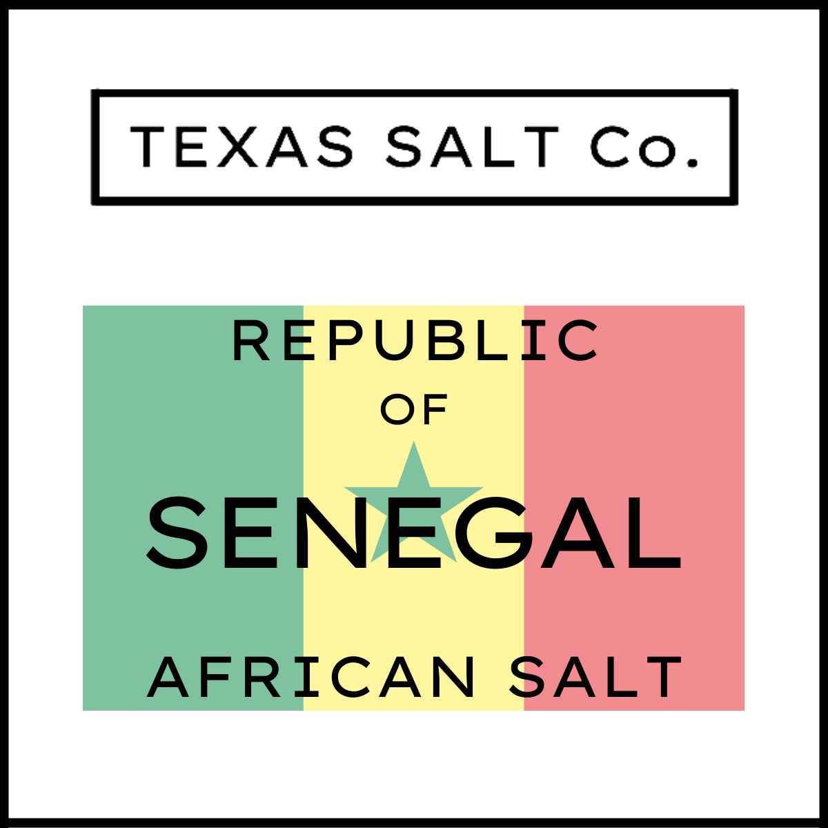 Republic of Senegal African Salt | Smoked Sea Salt and Smoked Peppercorn