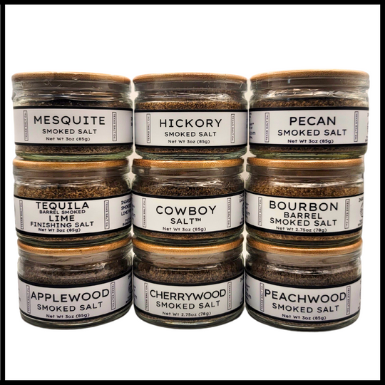 Smoked Salt Gift Set | Smoked Sea Salt and Smoked Peppercorn